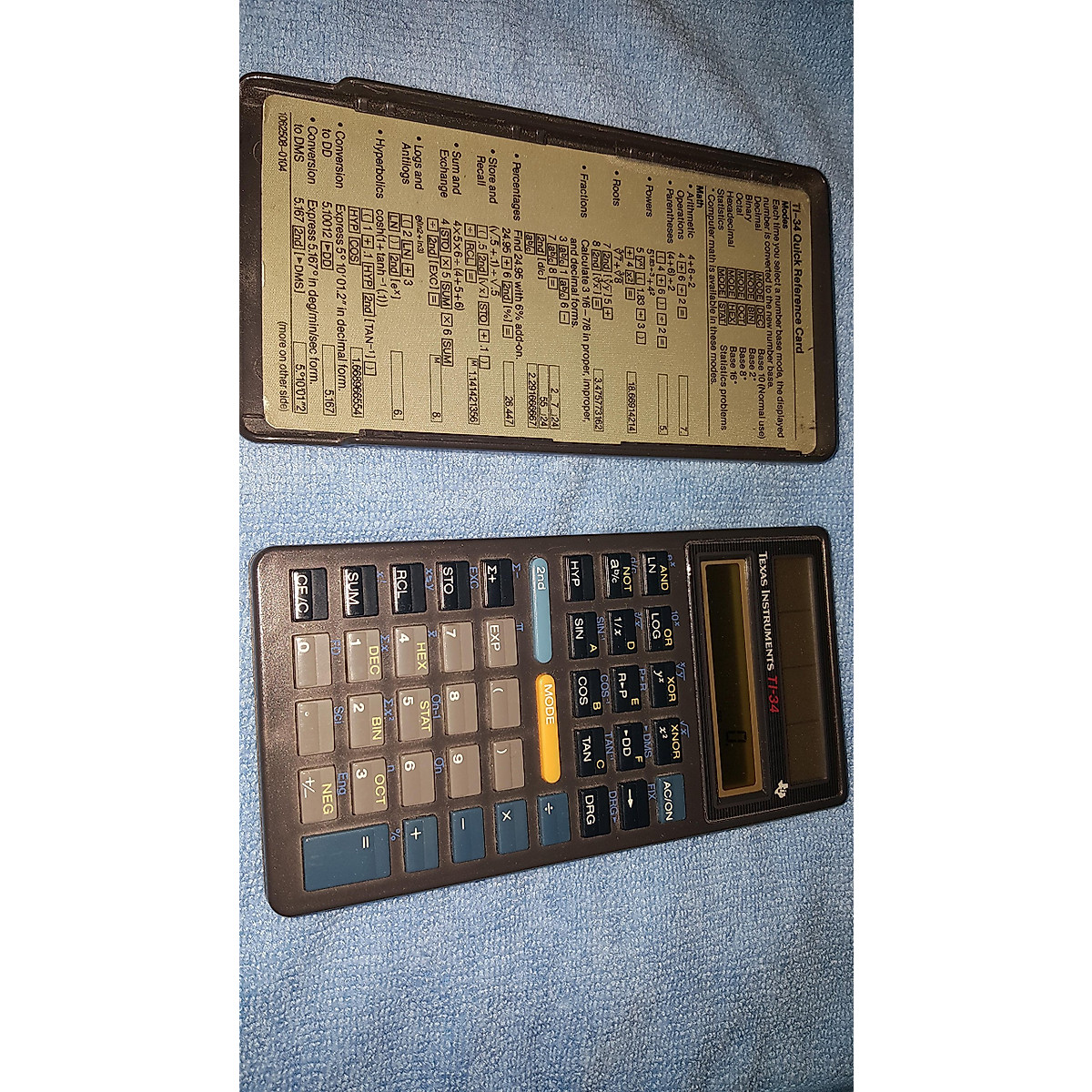 Texas Instruments TI-34 Calculator