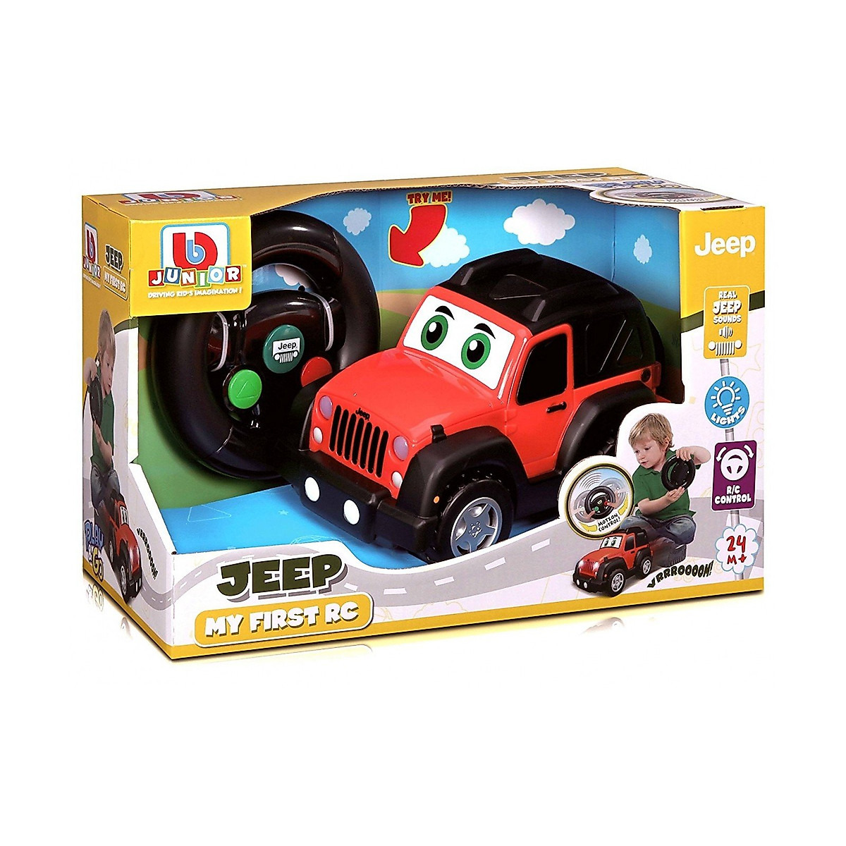 BB Junior Play & Go My First Radio Control Jeep Wrangler Vehicle