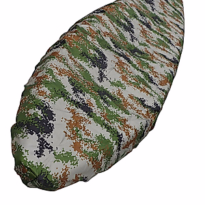 Kayak Canoe Cover, Waterproof Boat Storage Dust Cover Waterproof & UV Resistant (Camouflage, 10.2-11.5ft)