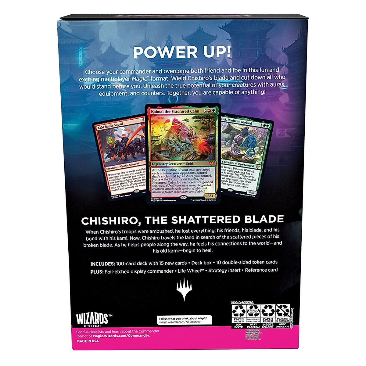 Magic: The Gathering Kamigawa: Neon Dynasty Commander Deck – Upgrades Unleashed (Red-Green)