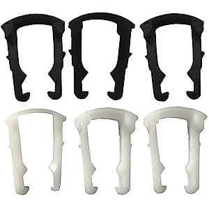 APDTY 911134 Fuel Line Quick Disconnect Retaining Clip Set (3 Each of 5/16" & 3/8")(Fits Select Ford & GM Vehicles Listed In The Compatibility Chart; Replaces 22717568, 2F1Z9A317AA, 2F1Z9A317BA)
