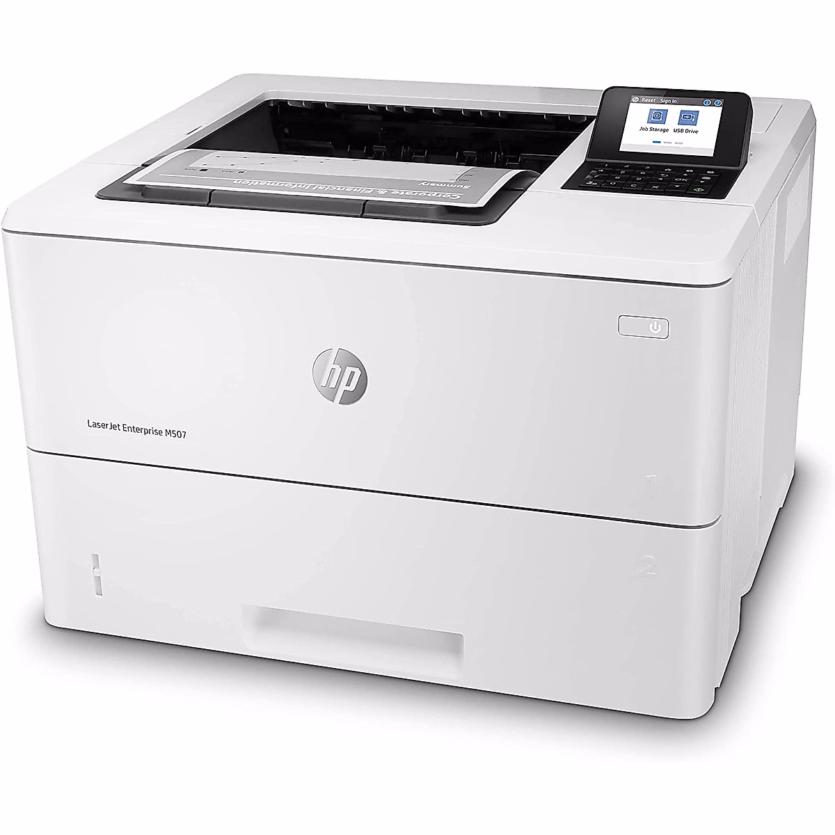 HP Laserjet Pro MFP M283cdw All-in-One Wireless Color Laser Printer, White - Print Scan Copy Fax - 22 ppm, 600 x 600 dpi, Auto Duplex Printing, 50-Sheet ADF, 8.5 x 14, Ethernet, Cbmoun Printer_Cable