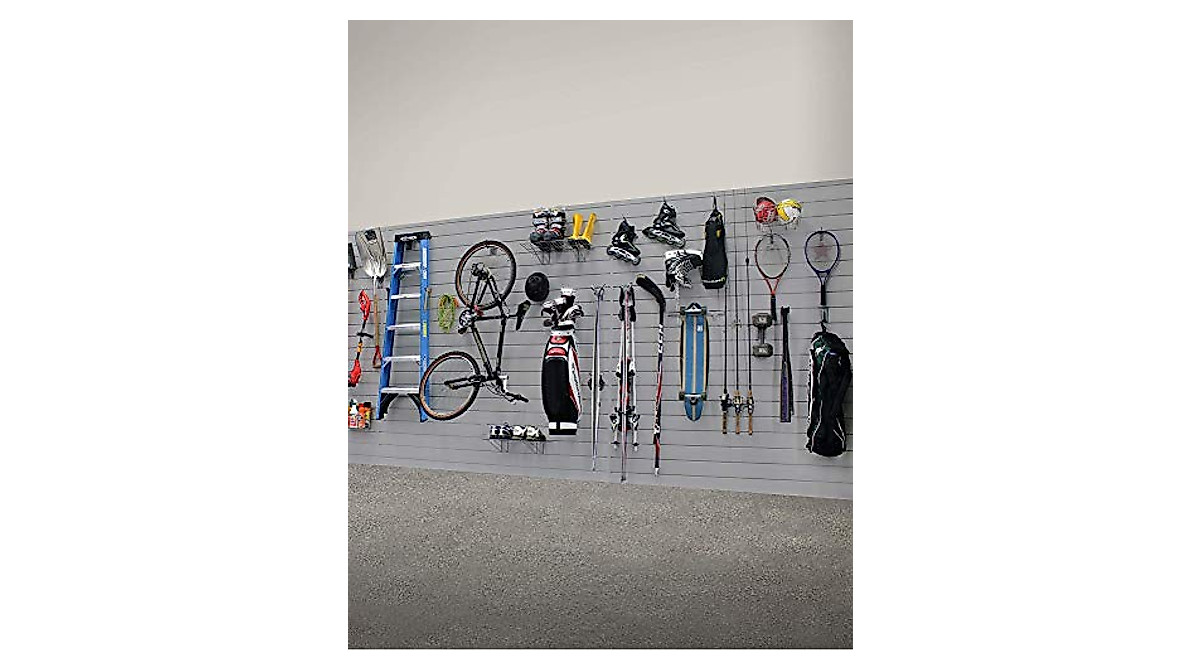 Garage Storage Made Easy with PROSLAT PVC Slatwall Panels