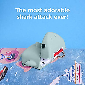 elago Shark AirPods Case Cover Compatible with Apple AirPods Case - Cute 3D Design AirPods Case Cover with Keychain for Apple AirPods 2, 1 (Baby Mint)