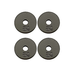 Ader Hollow E-Z Curl 1" Bar w/ 4 pcs of 2.5lb + 5lb Gray 1" Regular Plates