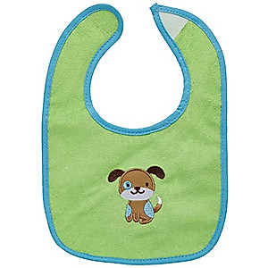 Neat Solutions Water Resistant Drooler Bib Set, Multi-Color, 10 Count