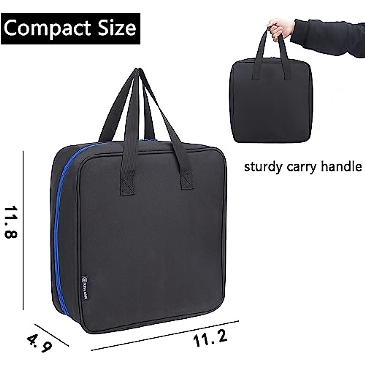 KISLANE Carrying Case for 24 Monster Jam Trucks, Kids Toy Truck Storage Compatible with 24 Monster Jam Trucks, Holding for 1:64 Scale Monster Jam Trucks (No Accessories Included)