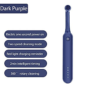 Travel Toothbrush Soft Adult Bristled Toothbrush Mouth Soft Vibration Electric Rotating Guard Waterproofs Toothbrush Household Auto Toothbrush Kids