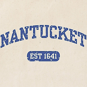 CafePress Nantucket EST 1641 Tote Bag Canvas Tote Shopping Bag