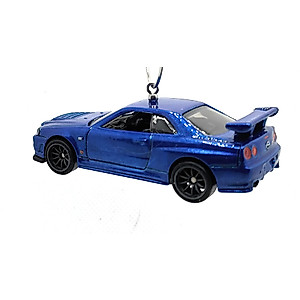 Christmas Ornament for Nissan Skyline GTR (BNR34) Blue
