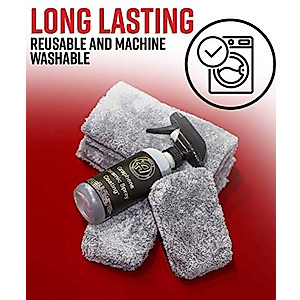 Adams Plush Microfiber Applicator Pad (12 Pack) – Microfiber Sponge Car Detailing Applicators | Use with Ceramic Coating for Cars, Car Wax, Paint Sealants, Compound, Polish, Glazes & More