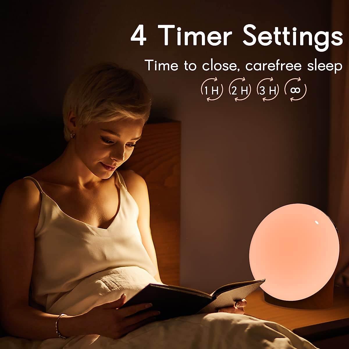 Brown Noise Sound Machine with 30 Soothing Sound White Noise Machine 12 Colors Night Light with 36 Volume Levels and Memory Function 4 Timers 10 Adjustable Brightness Sleep Machine for Baby Adult Kids