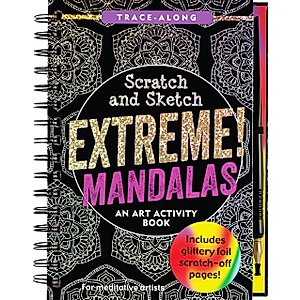 Scratch & Sketch Extreme Mandalas (Trace Along) (Scratch and Sketch Trace-Along)