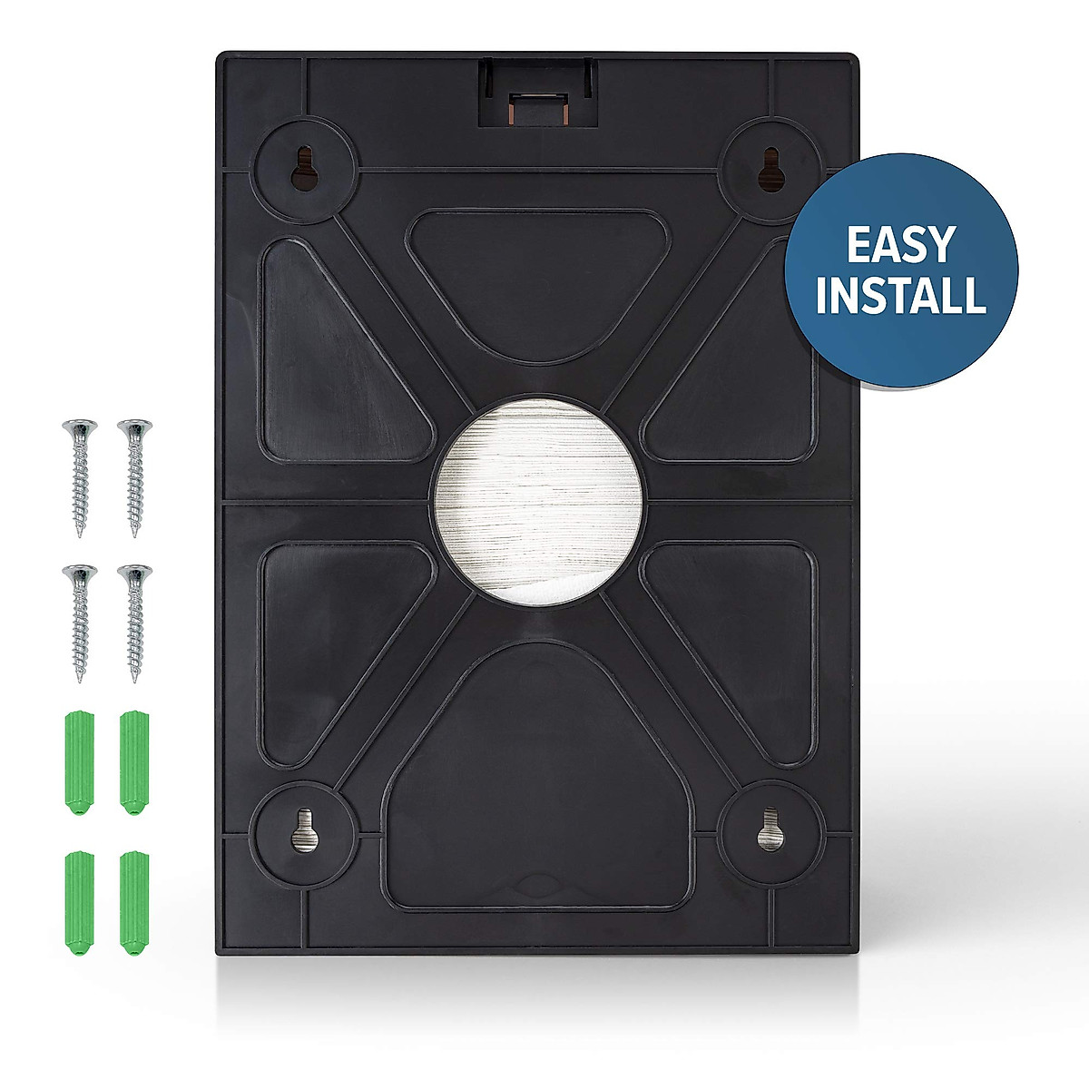 Paper Towels Dispenser Wall Mount - for Office Bathroom Kitchen & Restaurant Disposable Hand Towels Wall Hanging, Holds 500 Multi fold Paper by Scuddles, White