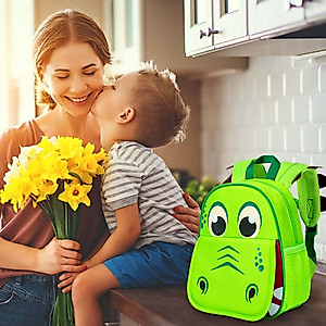 AGSDON Toddler Backpack with Leash, 9.5" Kids Butterfly Safety Leashes Removable Tether bookbag