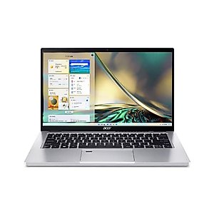 Acer Spin 3 Convertible Laptop | 14" 1920x1080 IPS Touch Display | Intel Core i5-1235U | Intel Iris Xe Graphics | 8GB LPDDR4X | 512GB PCIe Gen 4 SSD | WiFi 6 | Dockable Active Stylus | SP314-55N-53GS