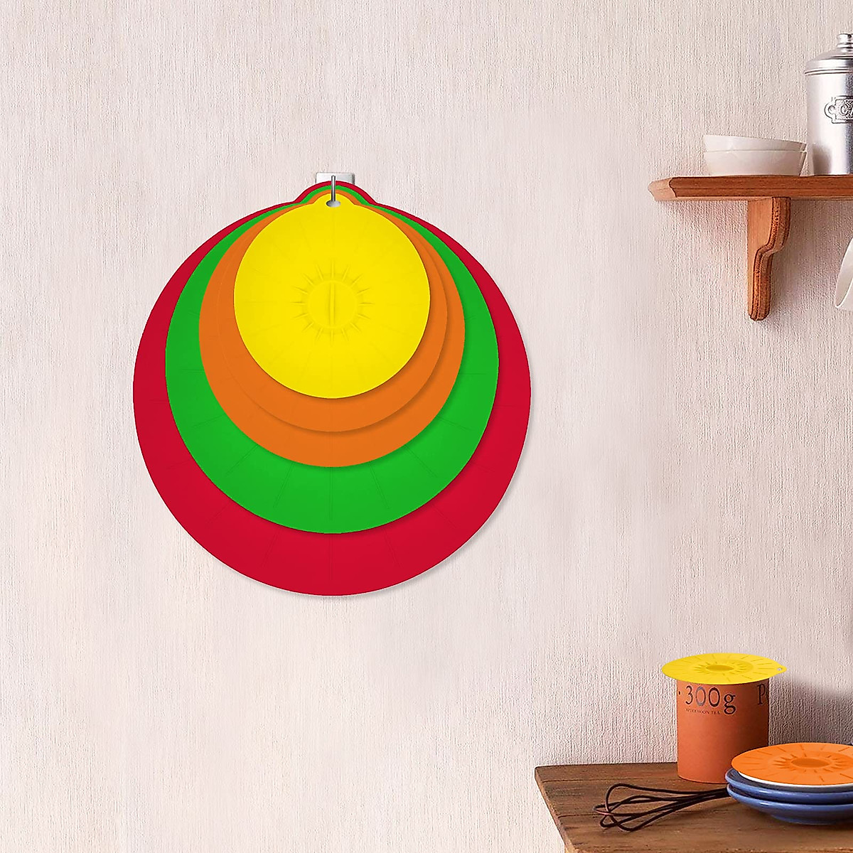 Silicone Lids for Bowls and Food Covers,7 Pack 5 Sizes Silicone Lids,Microwave Cover for Food,Reusable Silicone Bowl Covers,Silicone Lids for Pots and Pans Food Storage Cups Cans