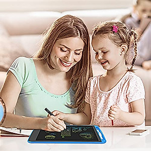 LCD Writing Tablet 10 Inch Toddler Doodle Board, Colorful Drawing Tablet, Erasable Electronic Painting Pads, Educational and Learning Kids Toy for 2 3 4 5 6 Year Old Boys and Girls Gifts(Dark Blue)