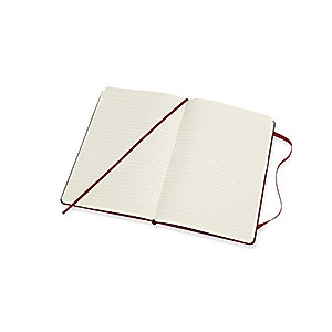 Moleskine Limited Edition Harry Potter Notebook, Hard Cover, Large (5" x 8.25") Ruled/Lined, Bordeaux Red, 240 Pages