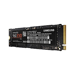 Samsung 960 EVO Series - 250GB PCIe NVMe - M.2 Internal SSD (MZ-V6E250BW)