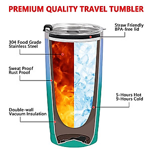 Qtencas Nana Gifts, Nana's Sippy Cup Travel Tumbler, Christmas Mothers Day Birthday Gift for Nana Grandma Grandmother New Nana Mimi Women, Insulated Stainless Steel Tumbler (20 Oz, Glitter)