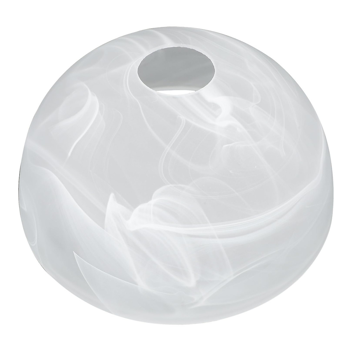 BESTOYARD 2pcs Frosted Glass Lampshade Chandelier Shade Chandelier Lamp Shades Glass Light Covers Alabaster Shade Wall Led Glass Bell Alabaster Shad Globe Lamp Cover Round White Pendant