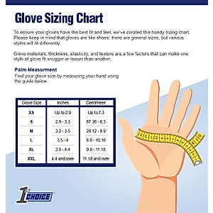 1st Choice Nitrile Disposable Gloves, 3 Mil Blue Nitrile Gloves Large, Case of 1000 Medical Gloves Disposable Latex Free