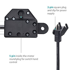 Okin Refined-R Model JLDQ-11 & JLDQ.11.156.333D Power Recliner Motor, Lift Chair Actuator Replacement Part for JLDQ.11.156.333/A/K/P/Z
