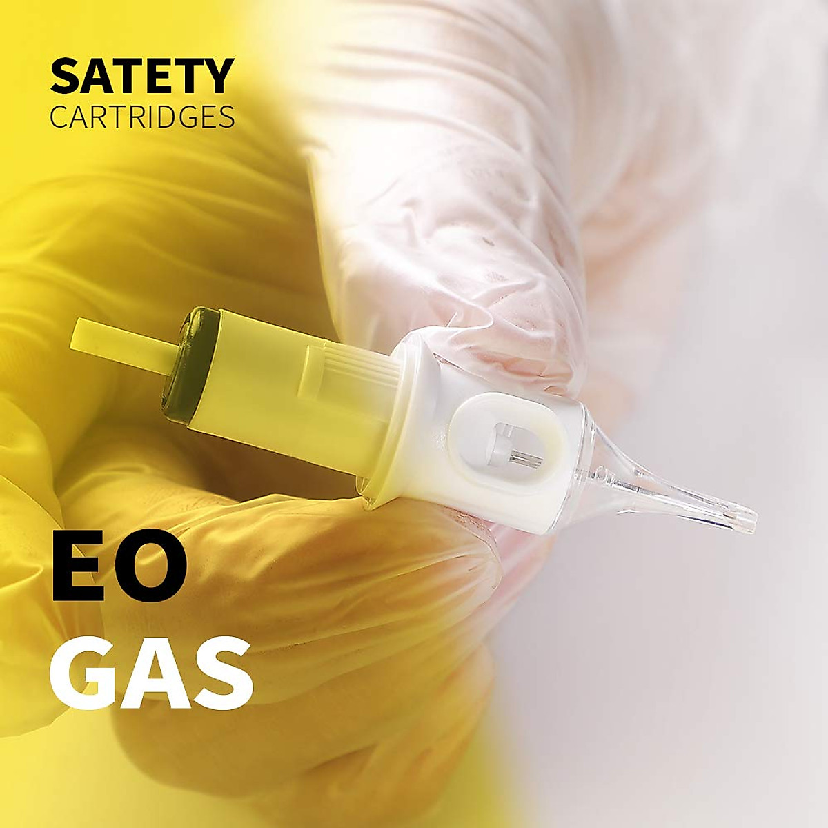 Hawink Tattoo Cartridge Needles #10 Bugpin 9 Curved/Round Magnum M-Taper 50PCS with Membrane Professional Disposable EN05S-50-1009RM