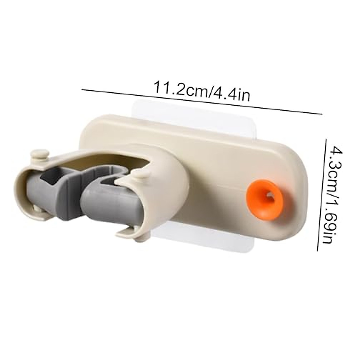 Broom And Mop Holder | Adhesive Garden Tool Organizer Rack | No Drilling Tool Holder for Broom, Mop, Shovel, and Towel Storage Solutions for Home and Garden Organization