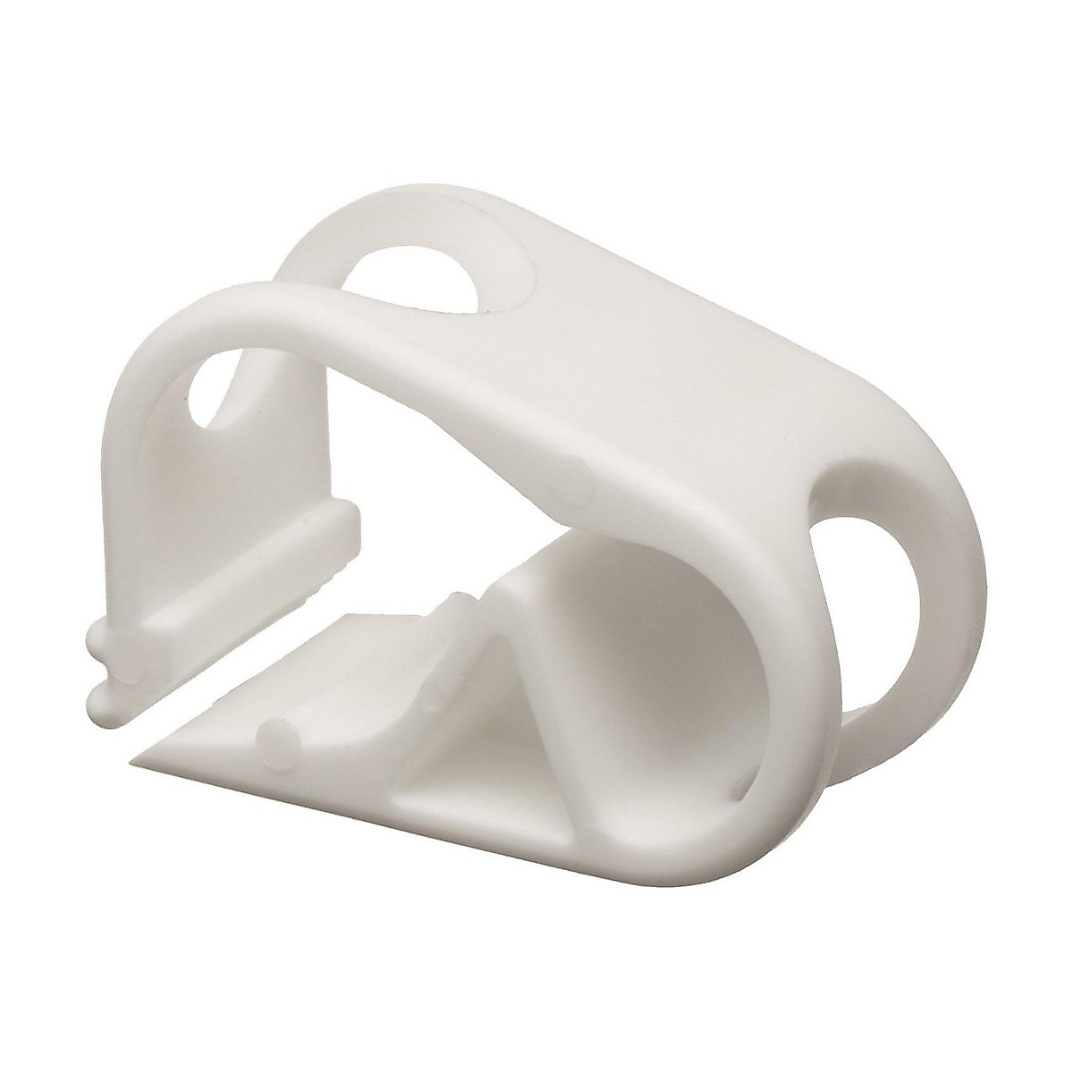 Dynalon 670715 Mini Dura-Clamp Pinch Style Tubing Clamp, 1" Length x 0.375" Width x 0.625" Height, Polypropylene (Case of 100)