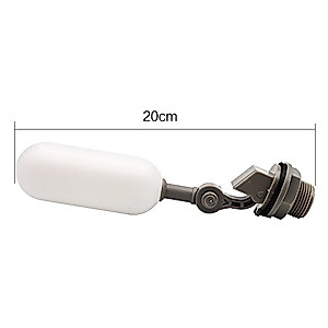 livestocktool.com 2 PCS 3/4" Float Valve for Tank Mount, Fish Aquarium,Cattle Dog Chicken Water Bowl, Horse Waterer Trough with Adjustable Arm (3/4")