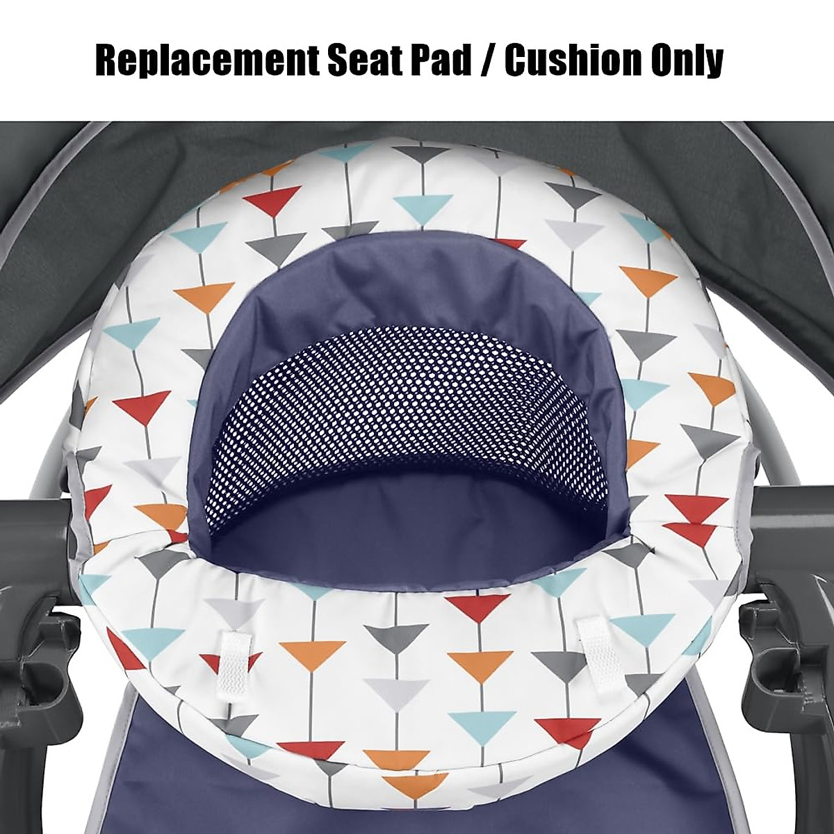 Replacement Part for Fisher-Price On-The-Go Sit-Me-Up Floor Seat - GKH30 ~ Replacement Seat Pad/Cushion