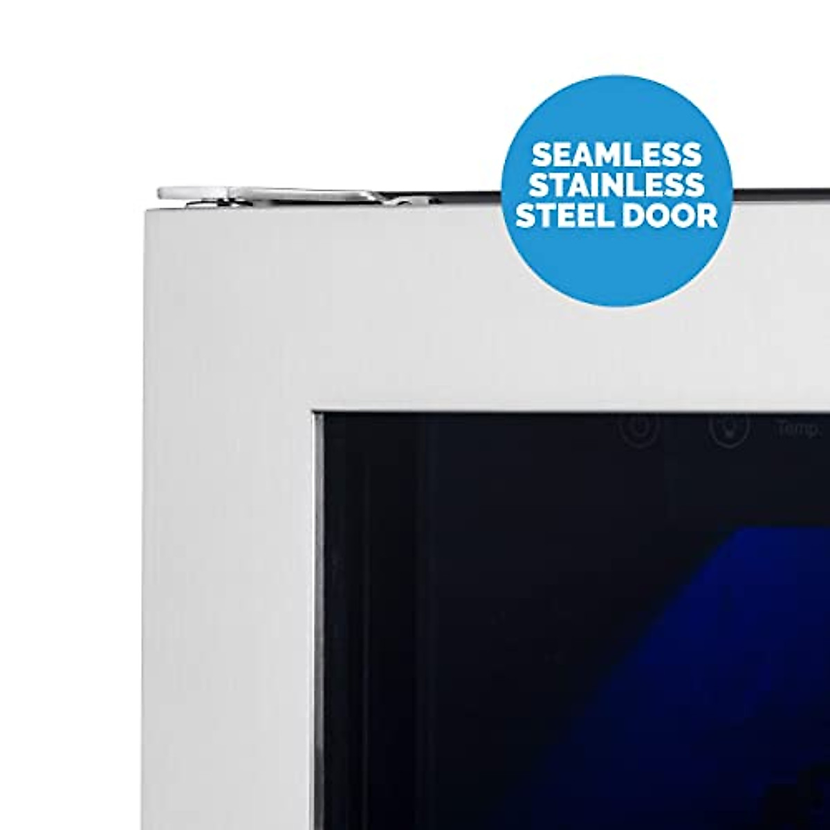 NewAir 24” Wine and Beverage Refrigerator, 18 Bottle and 60 Can Dual Zone Wine Fridge, Built-in Wine Cooler, Stainless Steel Mini Fridge for Bedroom, Kitchen Cabinet, Bar Cabinet, Home Office