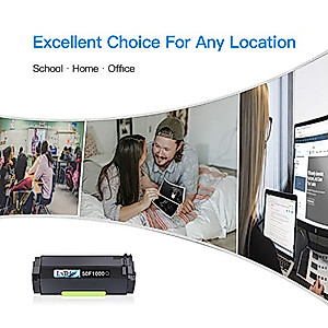 LxTek Compatible Toner Cartridge Replacement for Lexmark 50F1000 to use with MS610dn MS510dn MS415dn MS610de MS310d MS312dn MS410dn MS310dn MS410d Printers (Black, 1 Pack)