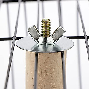 2 Pcs Bird Hemp Rope Perch Swing, Parrot Standing Stick Comfy Perches Birds Climbing Bendable Standing Stick (31.5" and 21.6")