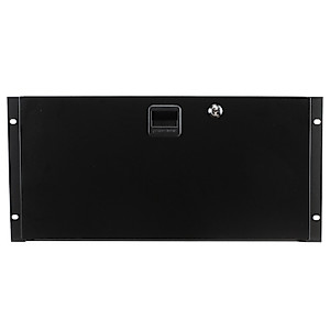 Penn Elcom 3235LK Standard Steel Rack Drawer for 5 Rack Spaces, 5U Sliding with Slam Latch & Keyed Lock, 14 Inch Deep Gear Storage