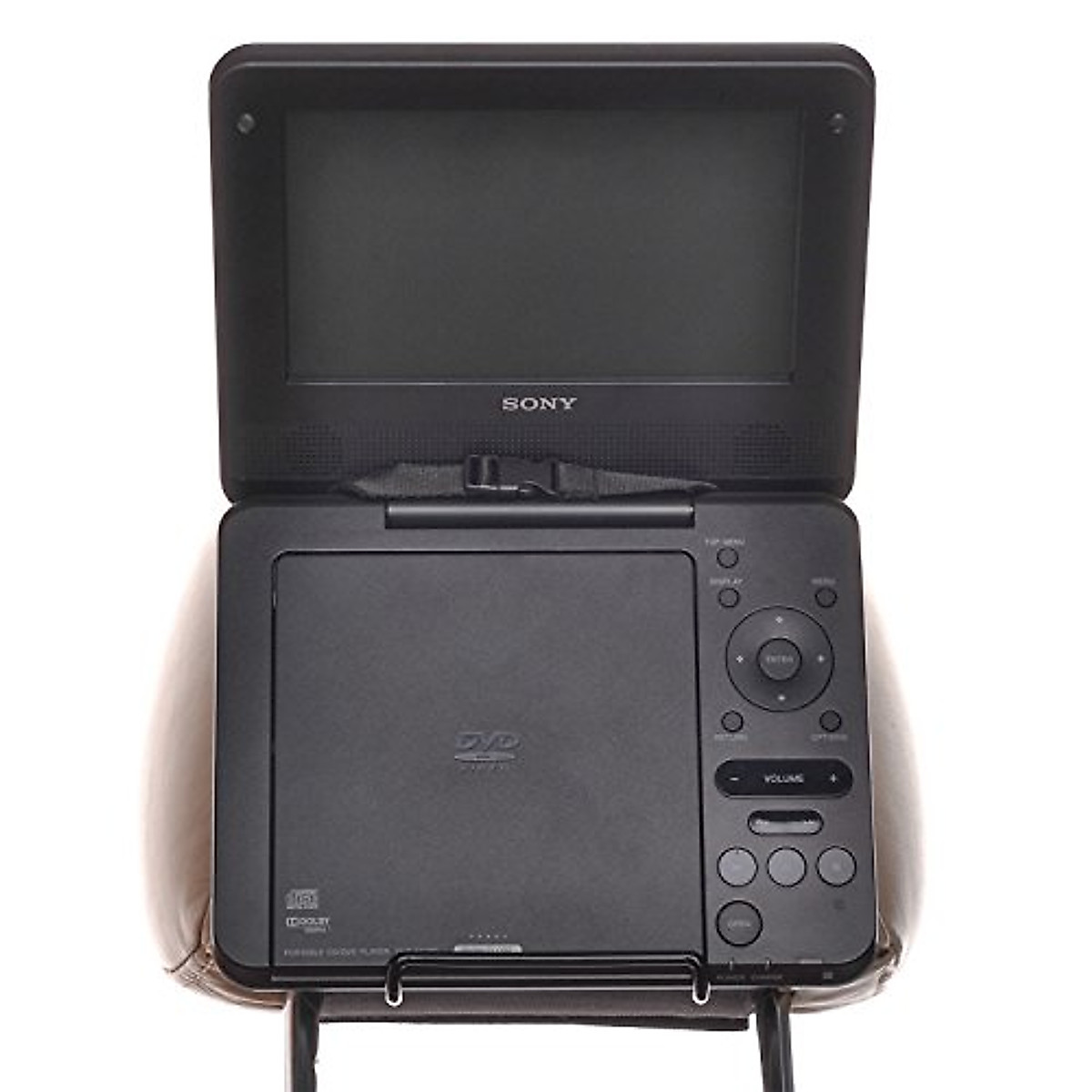 TFY Universal Car Headrest Mount Holder for Portable DVD Player