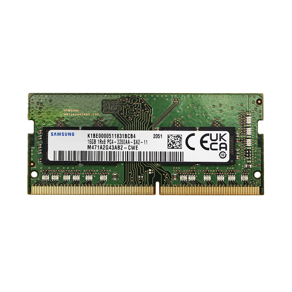 Sam Original 16GB (1x16GB) DDR4 3200MHz PC4-25600 SODIMM 1Rx8 CL22 1.2v Gaming Laptop Notebook Memory Module Upgrade RAM M471A2G43AB2-CWE Adamanta