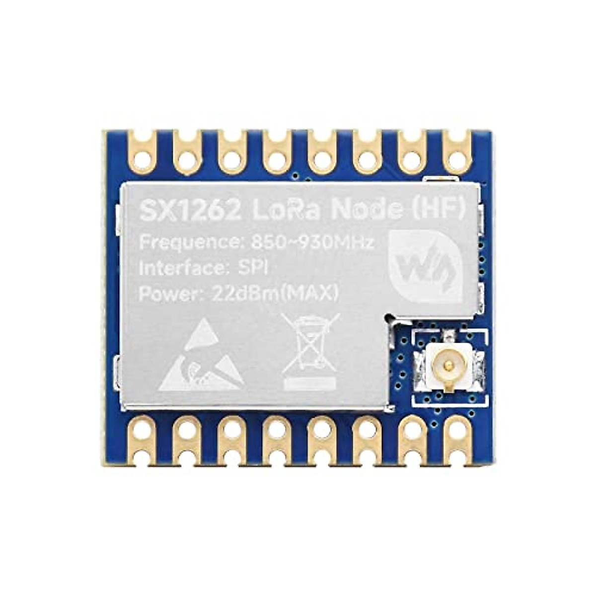 Waveshare Core1262 HF LoRa Module, SX1262 Chip, Meshtastic Devices,Long-Range Communication, Anti-Interference, Suitable for Sub-GHz Band