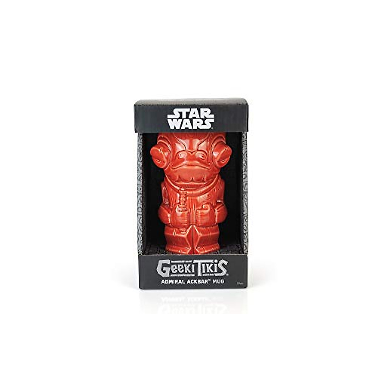 Geeki Tikis Star Wars Admiral Ackbar Mug | Official Star Wars Collectible Tiki Style Ceramic Cup | Holds 19 Ounces
