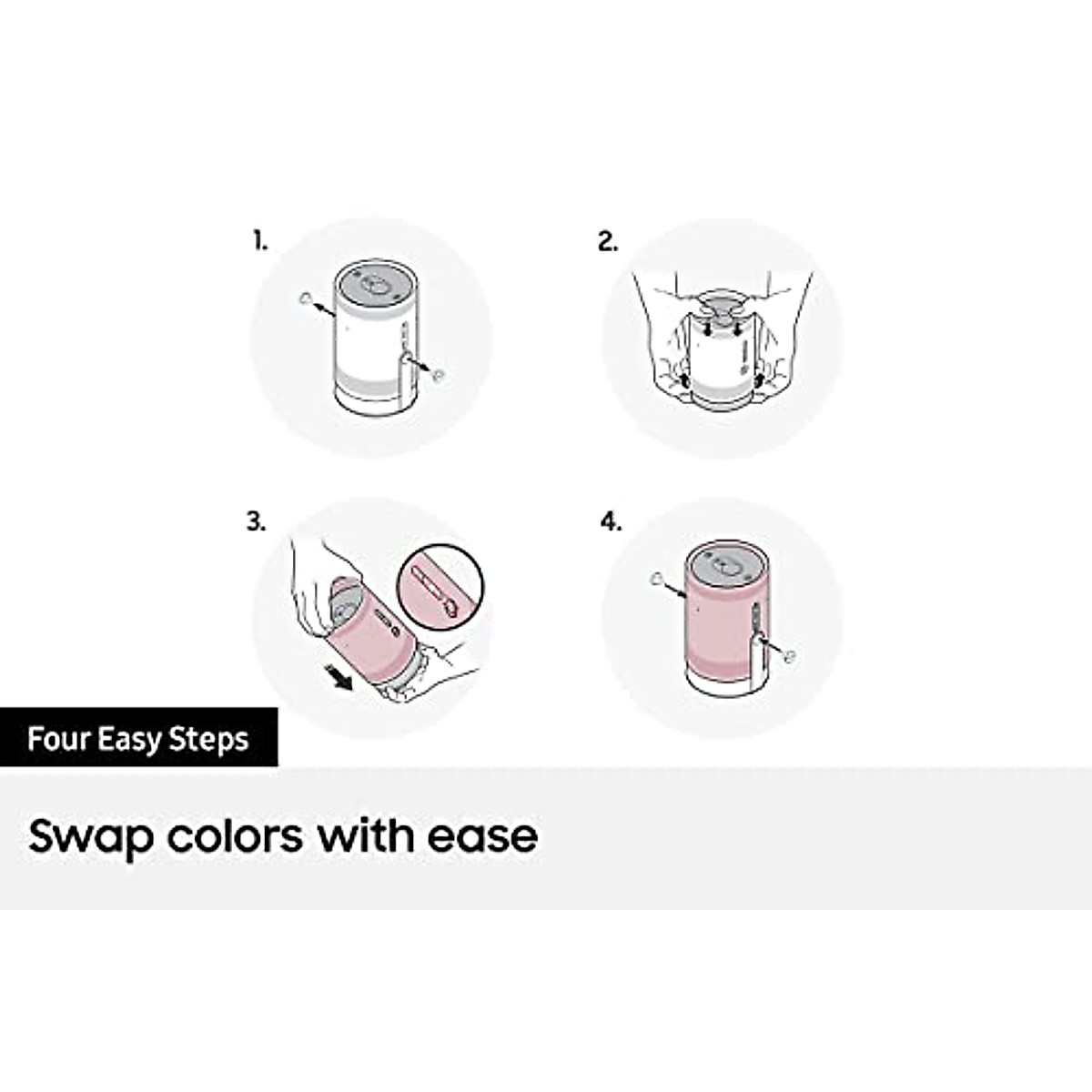 SAMSUNG The Freestyle Skins for Smart Portable Projector, Device Cover Sleeve, 2022 Model, Forest Green