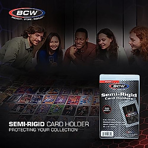 BCW SR1 Grading Submission Sleeves for PSA | Save & Grade Your Cards | Semi Rigid Card Holder 200ct