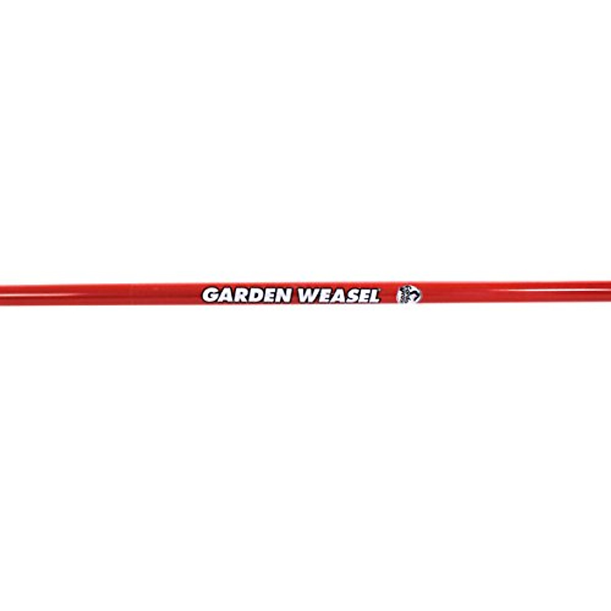 Garden Weasel Cultivator – Break Up Soil, Detachable Tines, Long Handle, 54.5” Long, red and silver