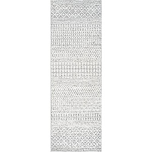 Artistic Weavers Chester Boho Moroccan Runner Area Rug,2'7" x 7'6",Grey