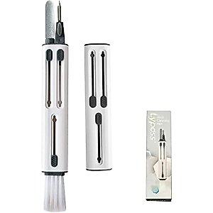 Bluetooth Earbuds Cleaning Pen, in-Ear Headphones Cleaning for Airpods Pro 1 2 Multi-Function Cleaner Kit Soft Brush for Samsung MI Earbuds,Earphone,Camera and Mobile Phone