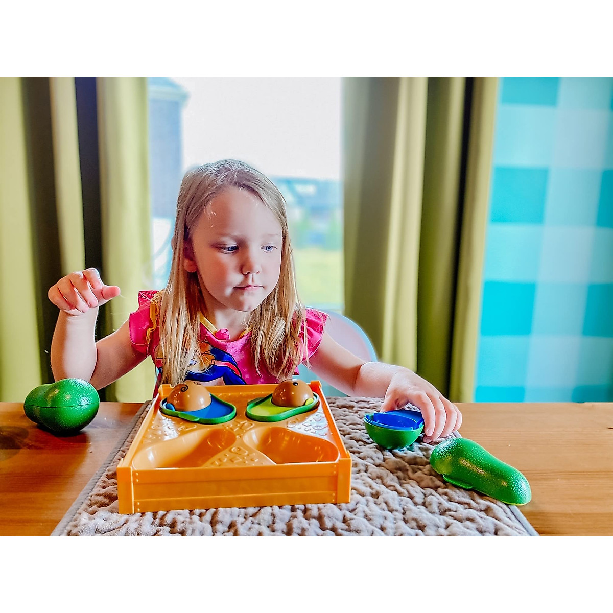 Learning Resources Learn-A-Lot Avocados - 9 Pieces, Ages 18+ months Toddler Social Emotional Learning Toys, Develops Fine Motor Skills, Toddler Learning Toys