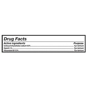 Refresh Optive MEGA-3 Lubricant Eye Drops Preservative-Free Artificial Tears, 0.01 fl oz (0.4 mL), 60 Single-Use Containers
