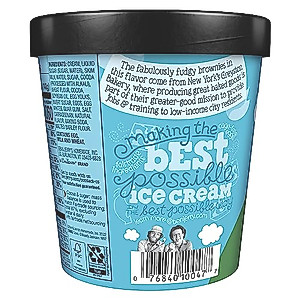 Ben & Jerry's Chocolate Fudge Brownie Ice Cream Pint Non-GMO 16 oz
