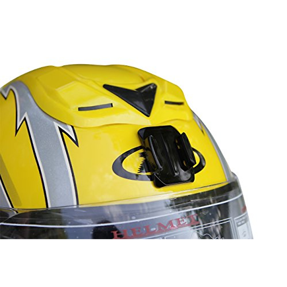 Adhesive Mounts for GoPro Cameras - 3x Curved & 3x Flat Mounts Bundle W/ 3M Sticky Pads- Tape Mount to Your Helmet/Bike/Board/Car- Fits ALL Go Pro Models - Premium Camera Accessories - 1 Year Warranty